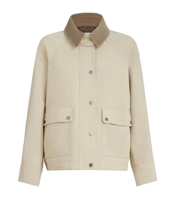 Brunello Cucinelli Cotton-linen Jacket - Beige