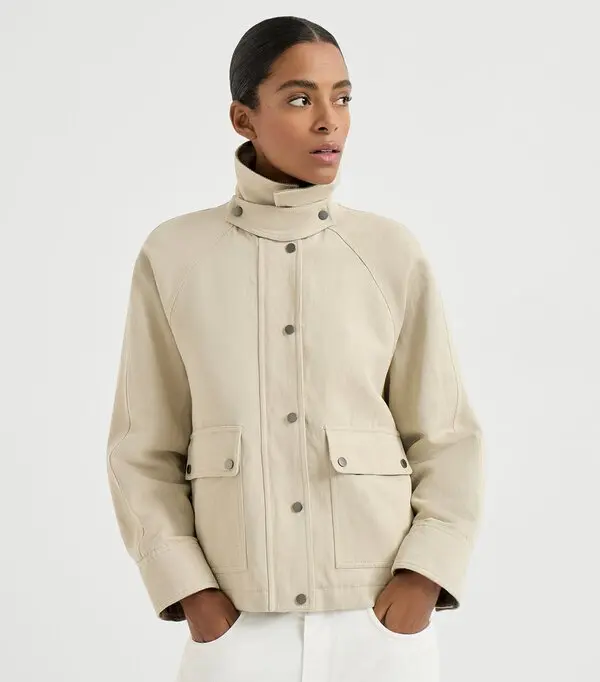Brunello Cucinelli Cotton-linen Jacket - Beige