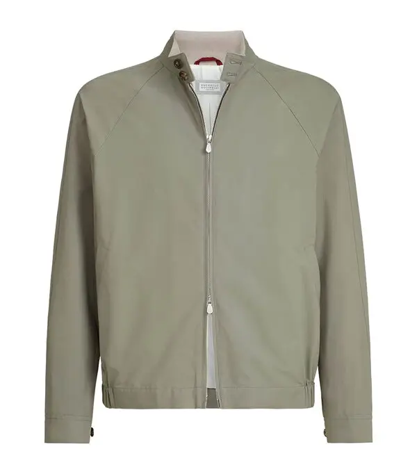 Brunello Cucinelli Cotton-blend Water-resistant Jacket - Brown