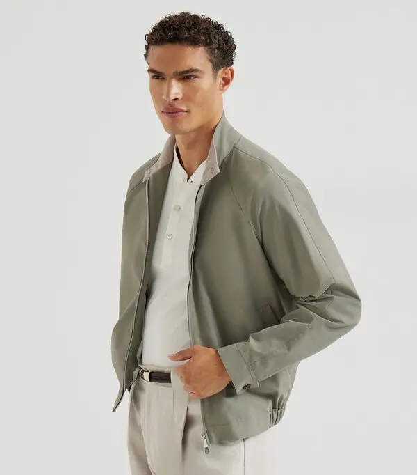 Brunello Cucinelli Cotton-blend Water-resistant Jacket - Brown