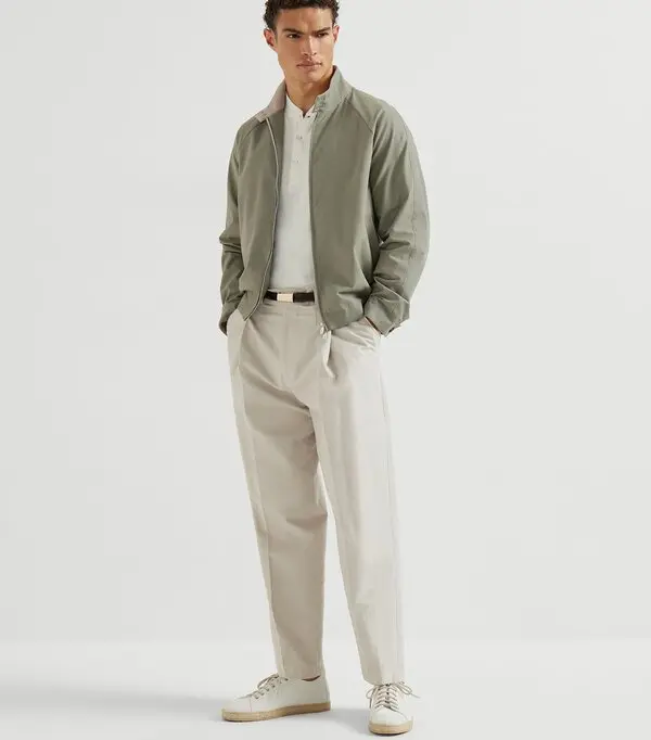 Brunello Cucinelli Cotton-blend Water-resistant Jacket - Brown