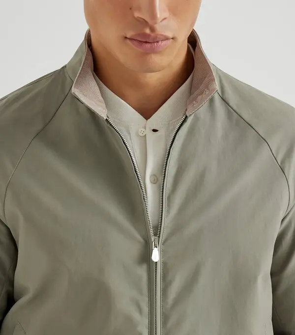 Brunello Cucinelli Cotton-blend Water-resistant Jacket - Brown