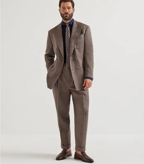 Brunello Cucinelli Linen-cotton Jersey Shirt - Blue