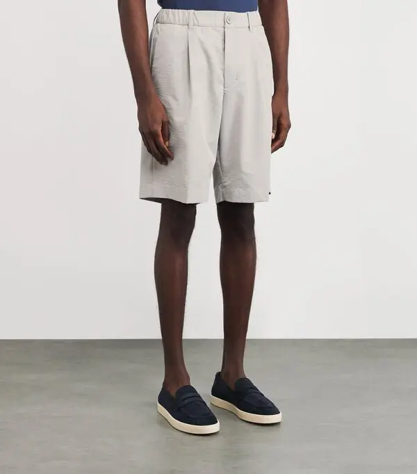 Herno Cotton Corduroy Chino Shorts