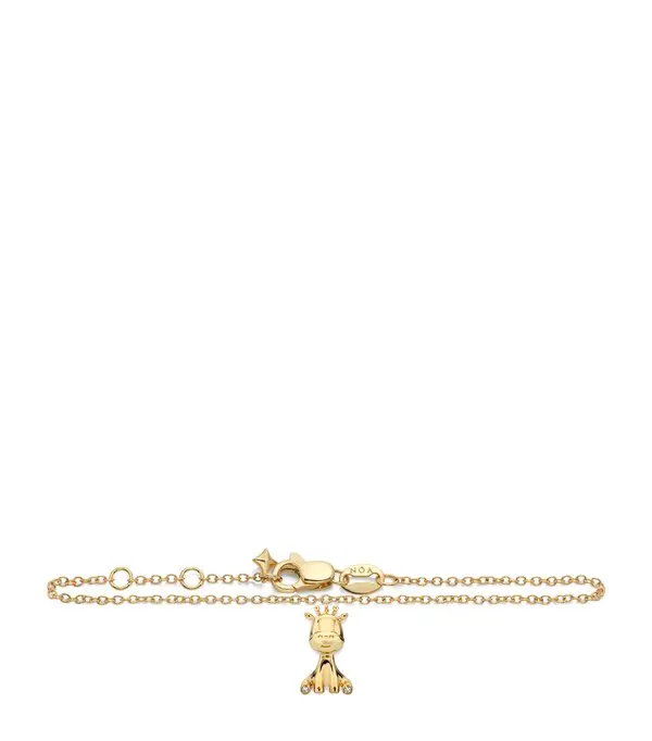 NOA MINI Giraffe Charm Bracelet - Gold