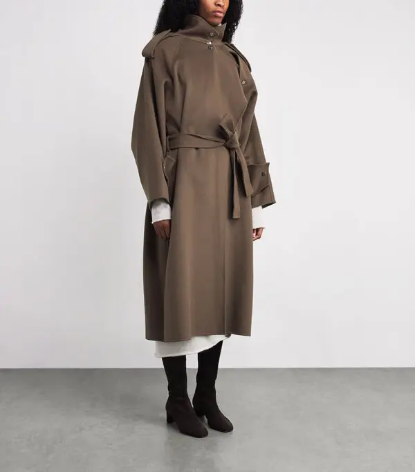 AERON Wool Trench Coat
