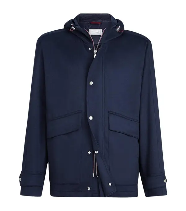 Brunello Cucinelli Cashmere Hooded Jacket