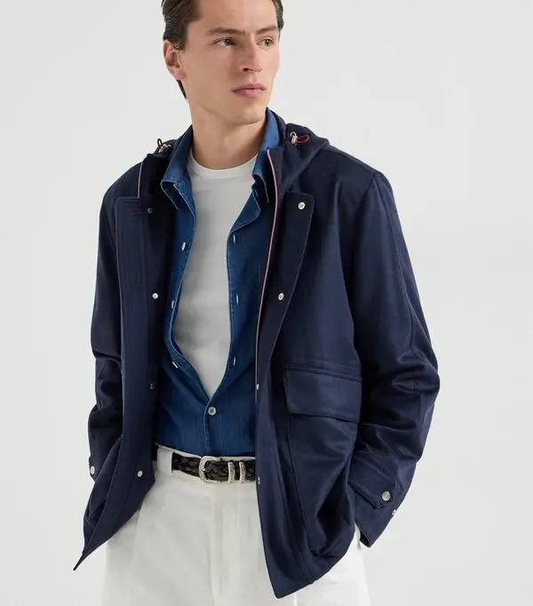 Brunello Cucinelli Cashmere Hooded Jacket
