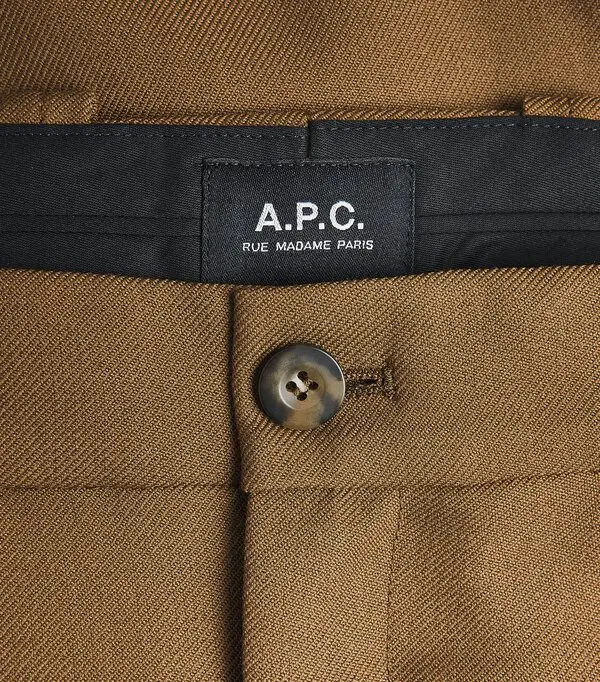 A.p.c. Renato Tailored Trousers - Brown