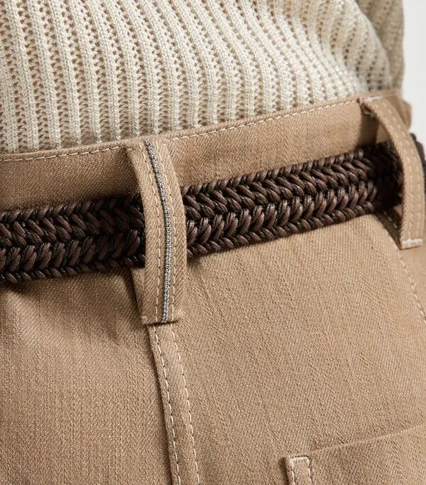 Brunello Cucinelli Pleated Wide-leg Jeans
