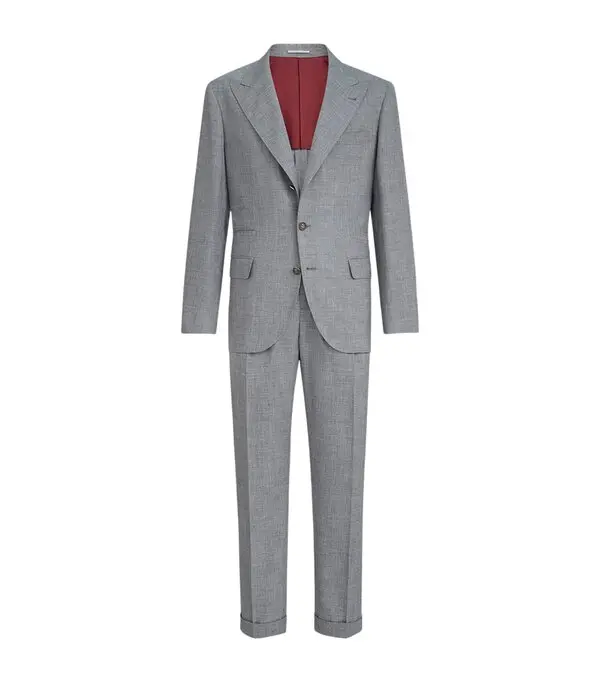 Brunello Cucinelli Wool-silk-linen 2-piece Suit