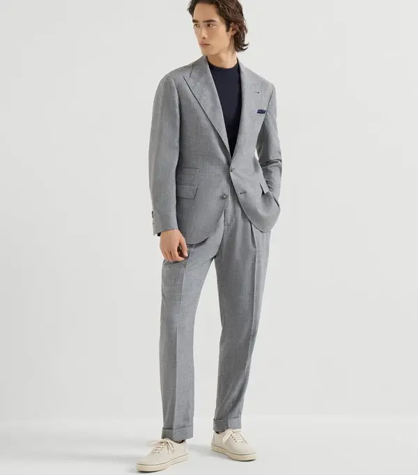 Brunello Cucinelli Wool-silk-linen 2-piece Suit