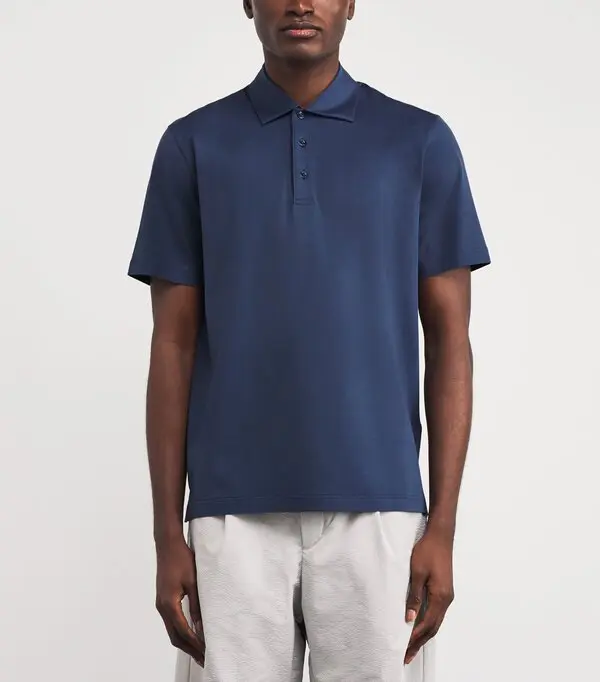 Herno Stretch-cotton Jersey Polo Shirt