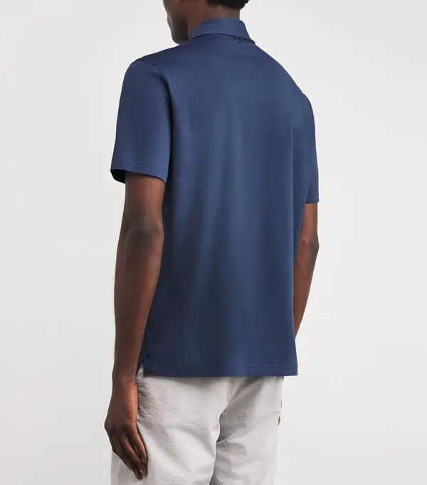 Herno Stretch-cotton Jersey Polo Shirt