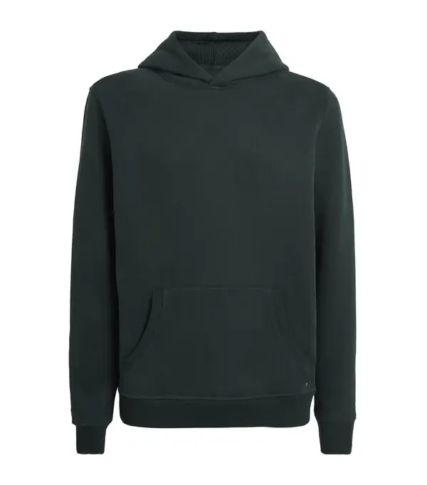 Vuori Organic Cotton-blend Fleece Back Seaside Hoodie - Green