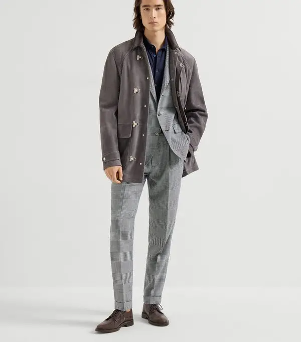 Brunello Cucinelli Virgin Wool-blend Prince Of Wales 2-piece Suit