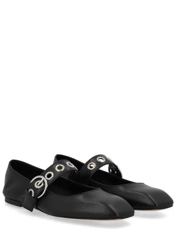 AeydĒ Uma Mary-jane Shoe With Eyelets - Black