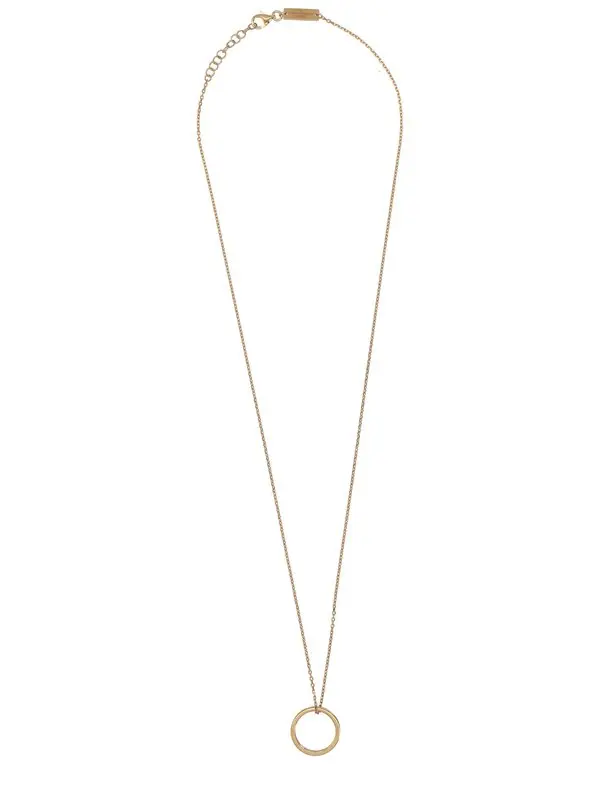 MAISON MARGIELA Necklace With Ring Pendant - Gold