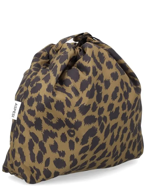 Aspesi Leopard Print Bag