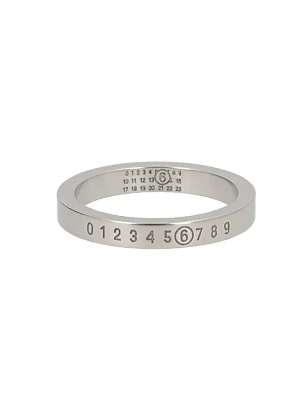 MAISON MARGIELA Logo Ring - Silver