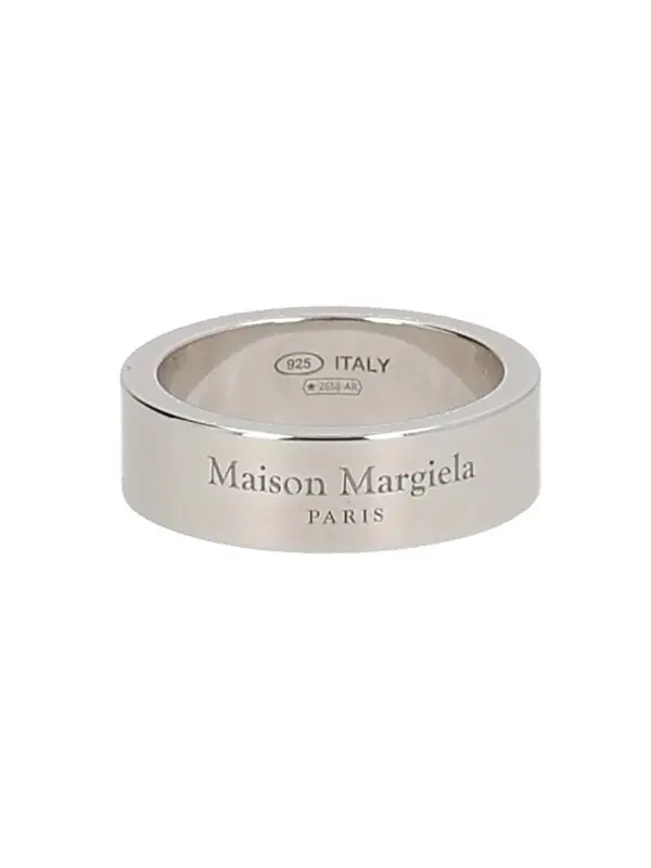 MAISON MARGIELA Logo Ring - Grey