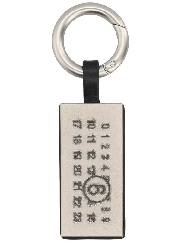 MAISON MARGIELA Keychain With Logo - Black
