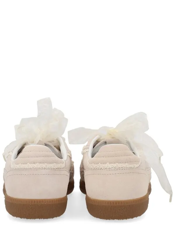 ALOHAS Low Top Suede Sneakers - Beige