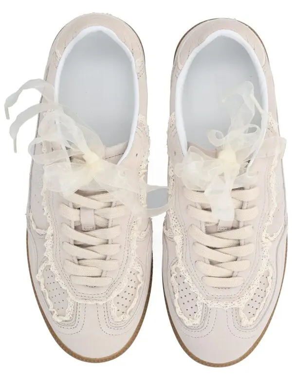 ALOHAS Low Top Suede Sneakers - Beige