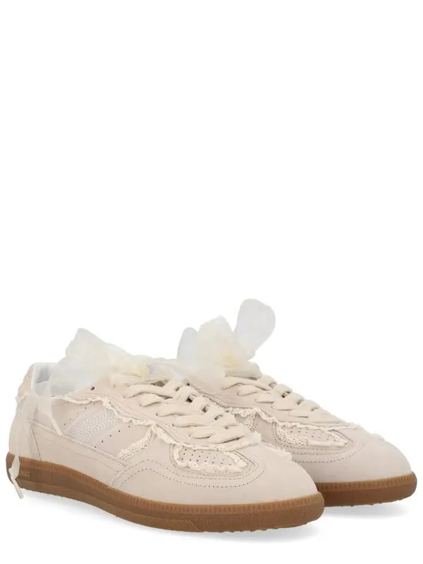 ALOHAS Low Top Suede Sneakers - Beige