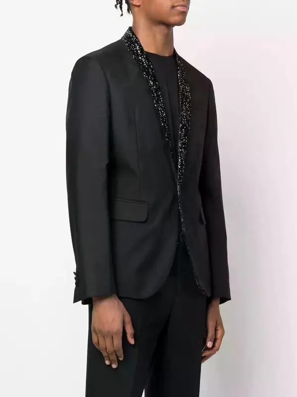 Dsquared2 Metallic-detail Single-breasted Blazer