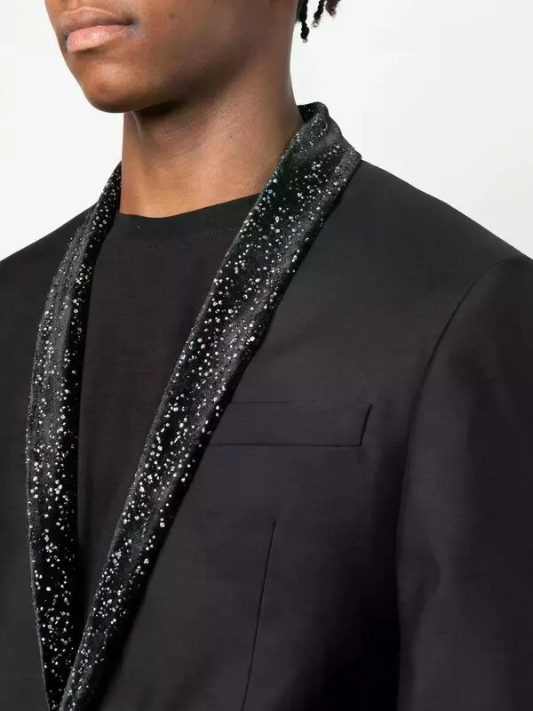 Dsquared2 Metallic-detail Single-breasted Blazer