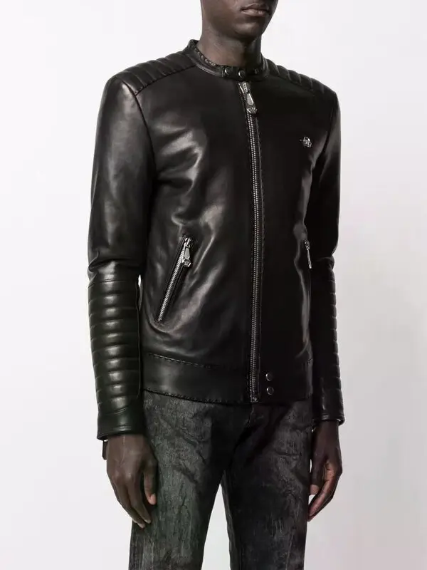 Philipp Plein Iconic Leather Jacket