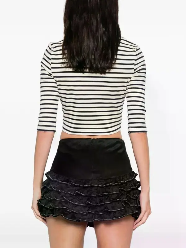 Sandro Striped Pattern Top