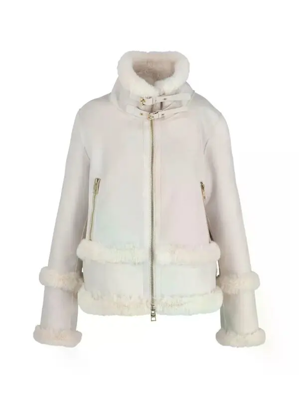 VIOLANTI Sheepskin Buckle Jacket