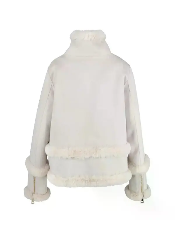 VIOLANTI Sheepskin Buckle Jacket
