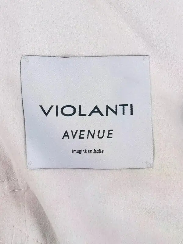 VIOLANTI Sheepskin Buckle Jacket