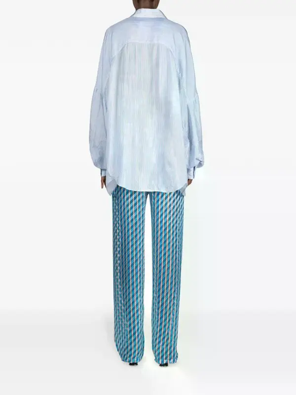 Dries Van Noten Striped Cocoon Shirt