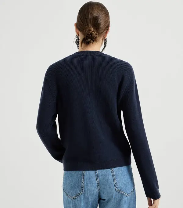 Brunello Cucinelli Cotton Monili-trim Cardigan