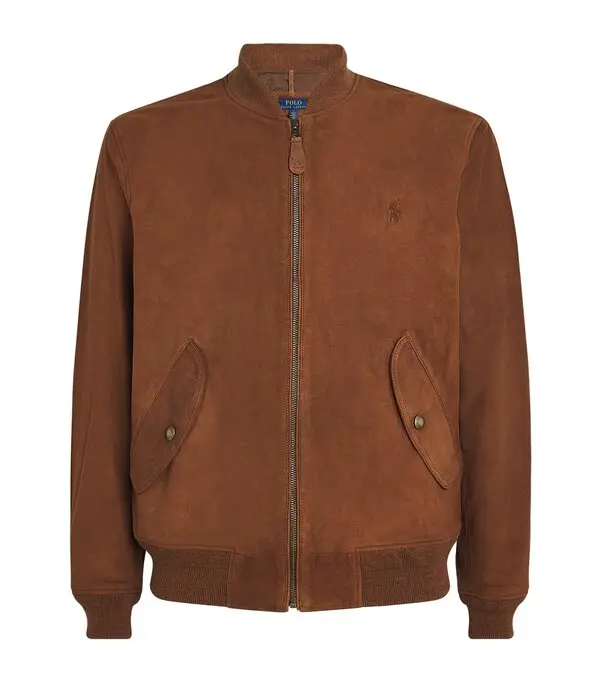 Polo Ralph Lauren Suede Bomber Jacket