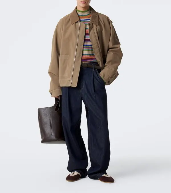 Dries Van Noten Wide-leg Cotton Jeans - Blue