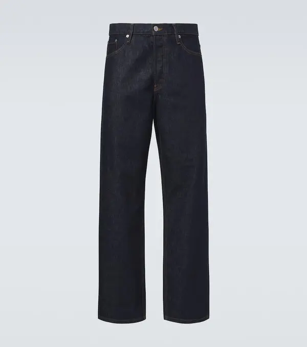 Dries Van Noten Wide-leg Cotton Jeans - Blue