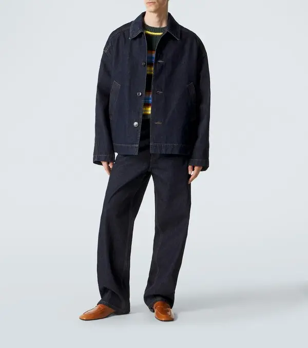 Dries Van Noten Wide-leg Cotton Jeans - Blue