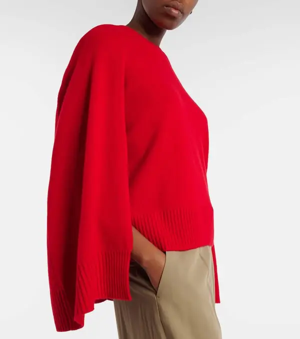 TOTEME Cashmere Poncho - Red