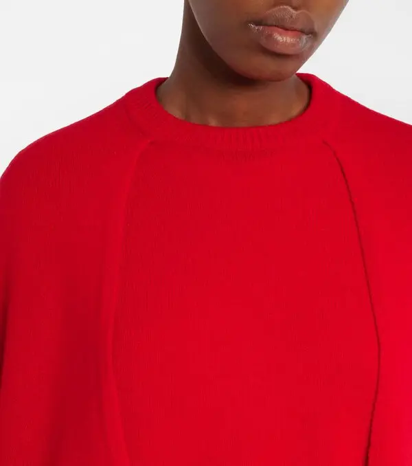TOTEME Cashmere Poncho - Red
