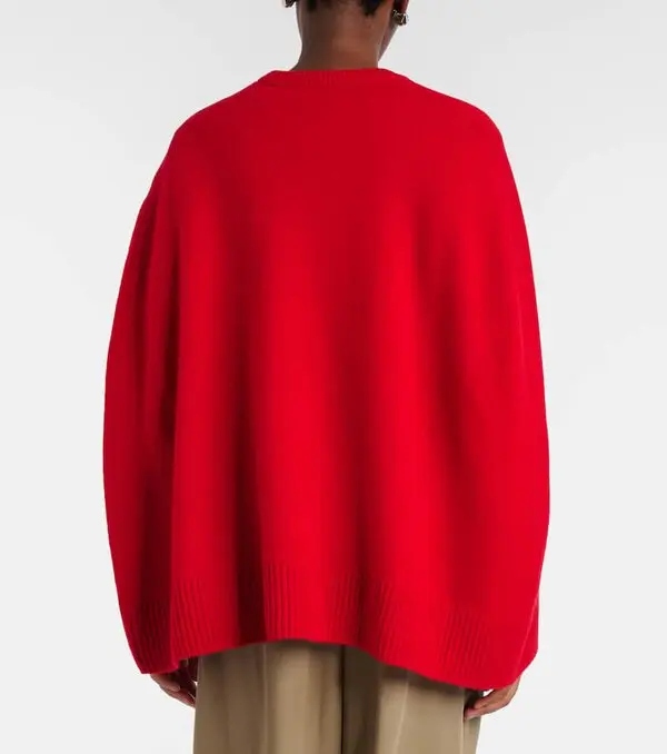 TOTEME Cashmere Poncho - Red