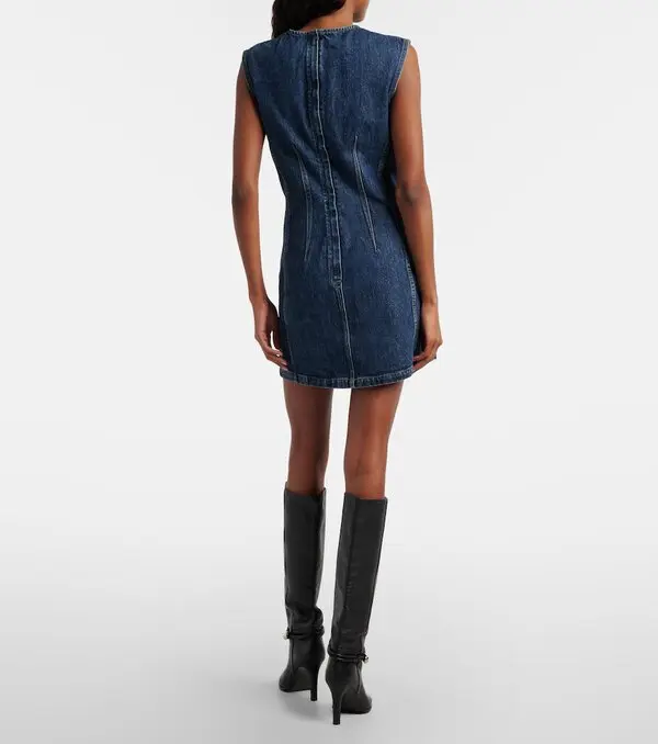 AGOLDE Barton Denim Minidress - Blue