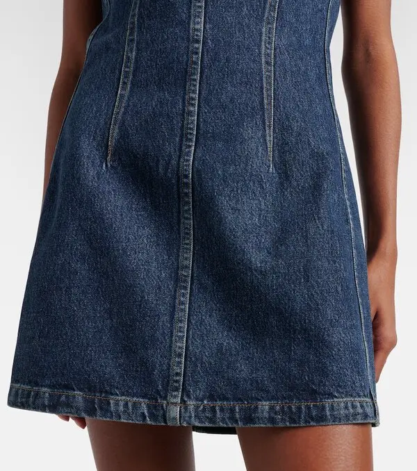 AGOLDE Barton Denim Minidress - Blue