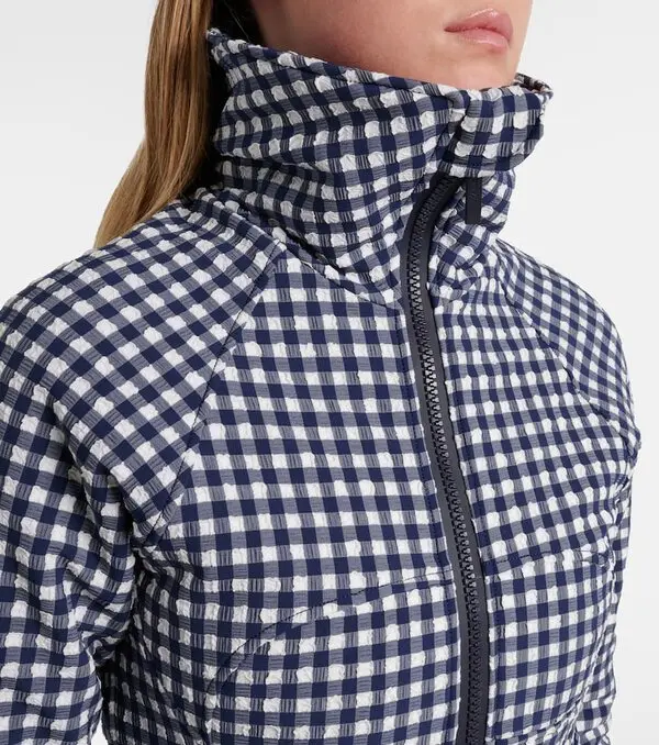 Cordova Chatel Checked Ski Suit - Blue