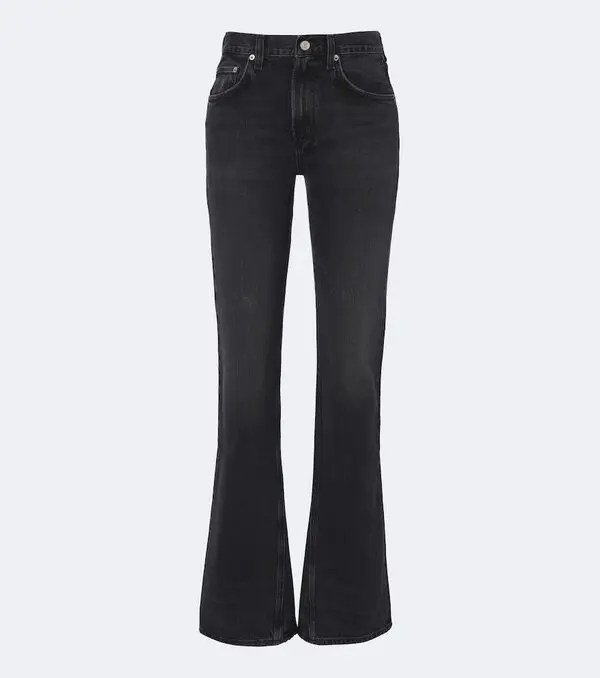 AGOLDE Kick Bootcut Jeans - Black