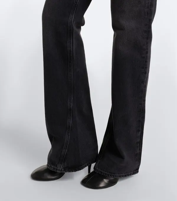 AGOLDE Kick Boot Bootcut Jeans In Reissue - Black